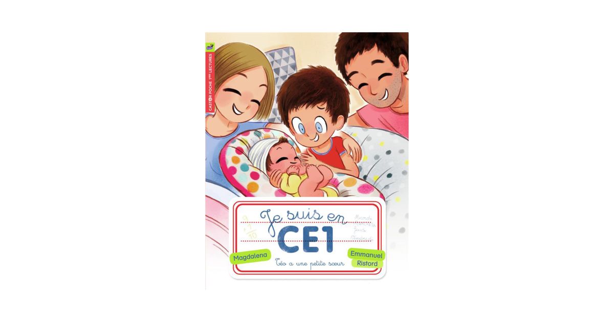 Book: I Am in Ce1-14 - Téo Has a Little Sister | Linstashop